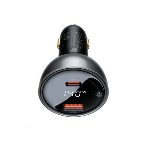 Baseus 140W Digital Display PD3.1 Dual U+C Fast Charging Car Charger ...